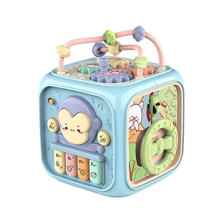 Cubo Interactivo de Actividades 7 en 1 para Niños